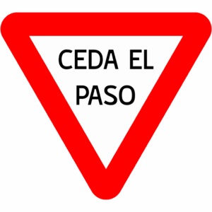 Señales restrictivas (SR) – Sentido Vial